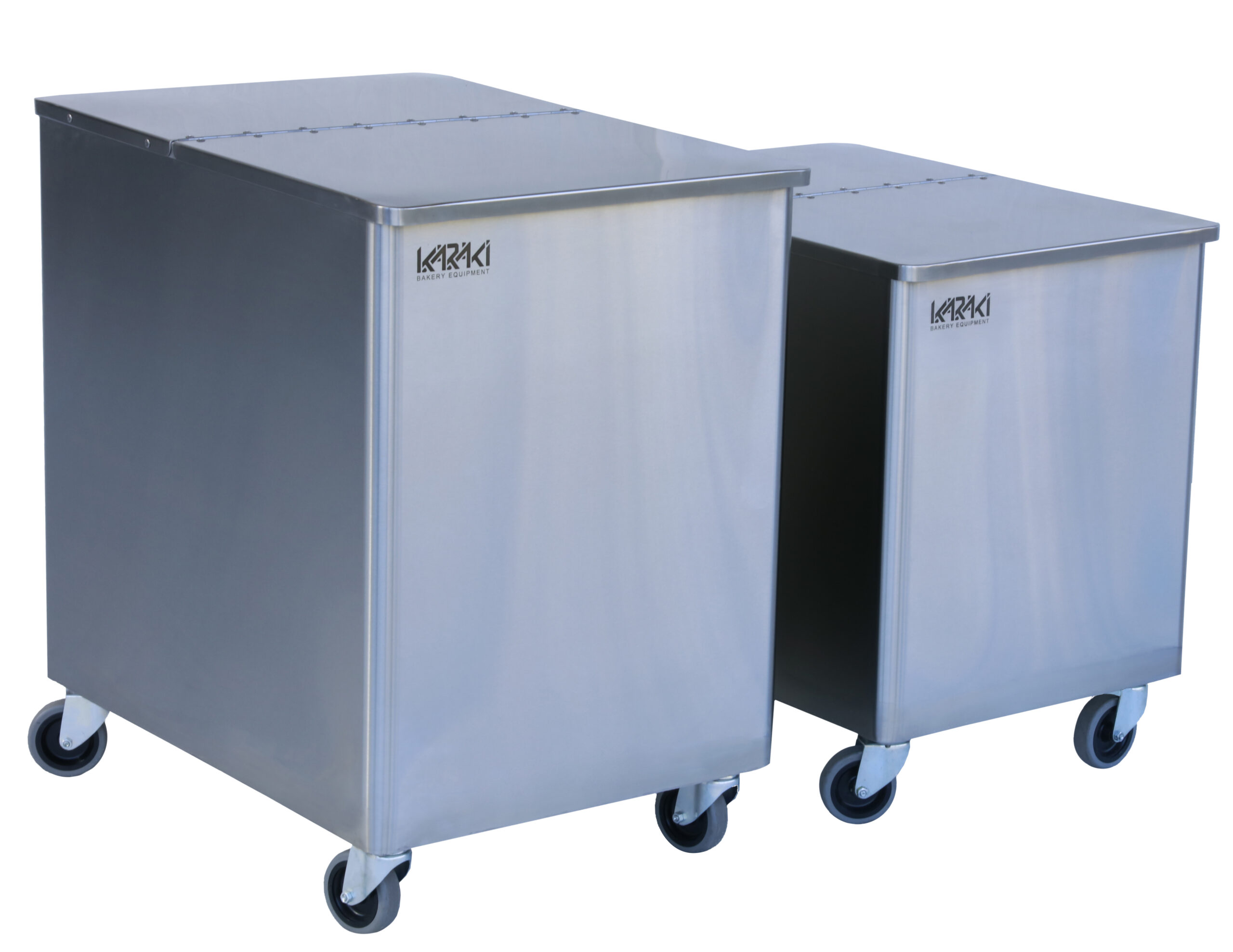 Stainless Steel Mobile Bins